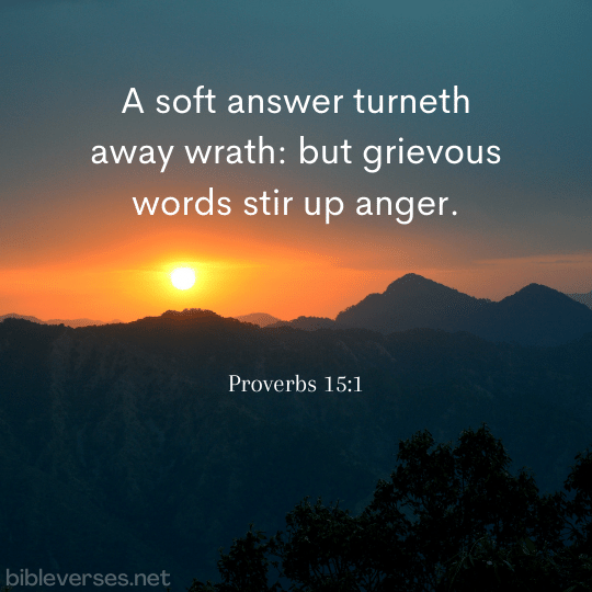 Proverbs 15:1 - King James Version (KJV)